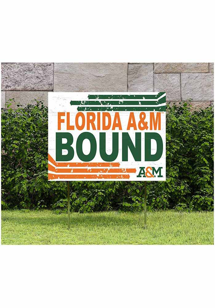 Florida A&M Rattlers ORANGE 18" x 24" Retro School Bound Yard Sign ...