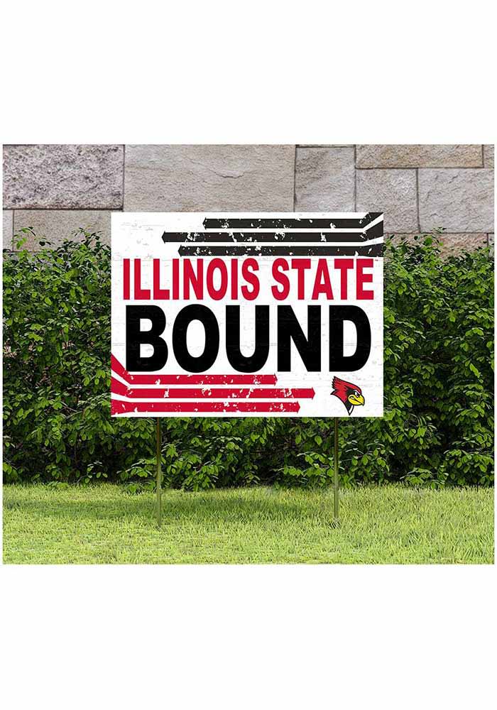 Illinois State Redbirds Red 18" x 24" Retro School Bound Yard Sign ...