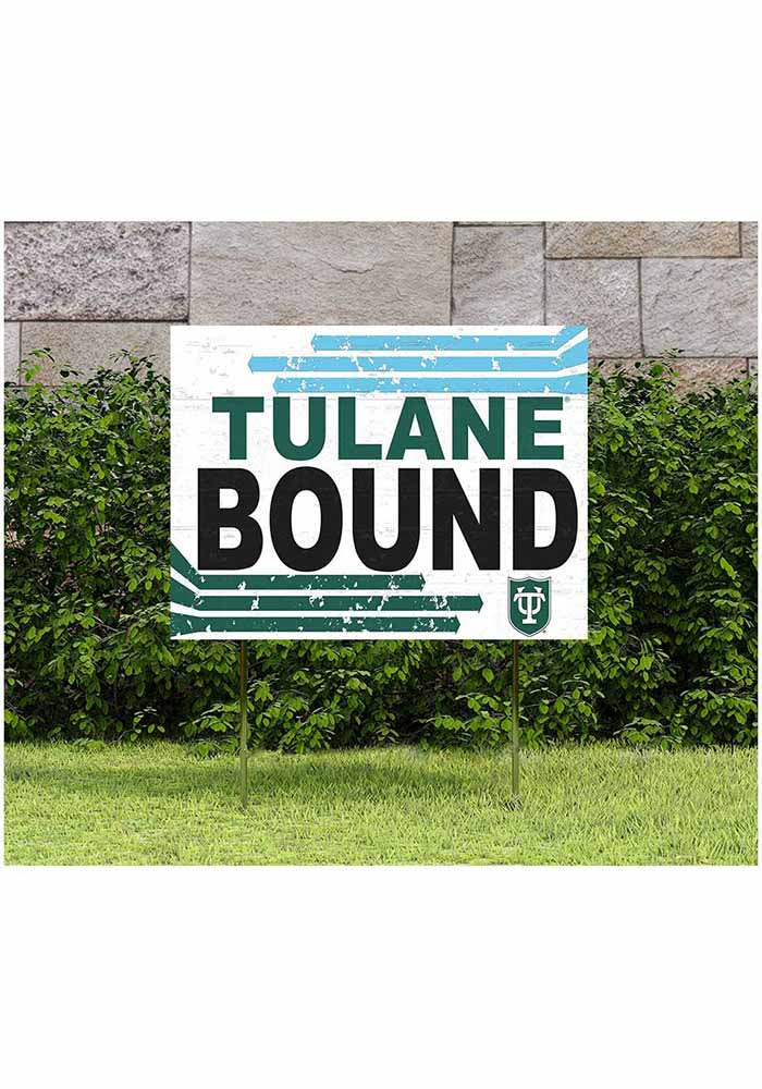 Tulane Green Wave GREEN 18" x 24" Retro School Bound Yard Sign - 15677504