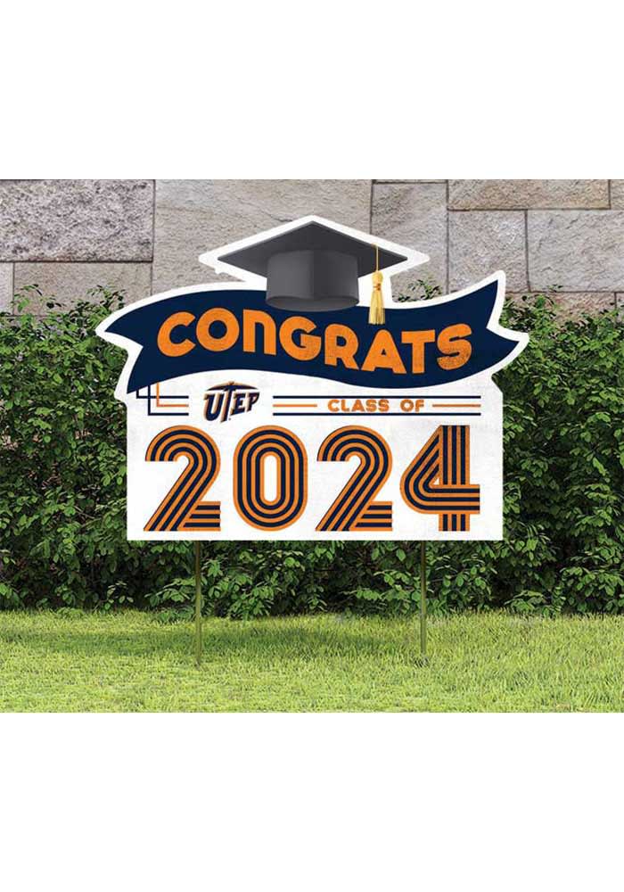 UTEP Miners Class of 2024 Yard Sign