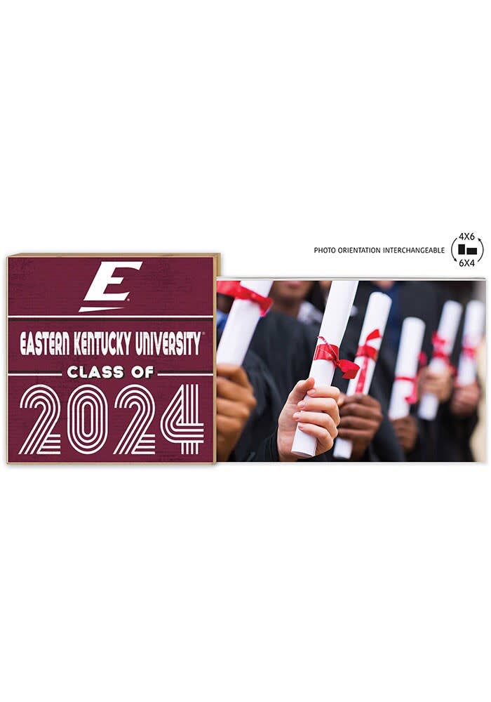 Eastern Kentucky Colonels MAROON Class of 2024 Floating Picture Frame ...