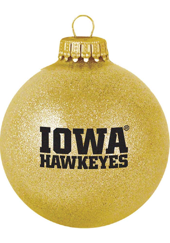 Iowa Hawkeyes GOLD Sparkle Ornament - 15710240