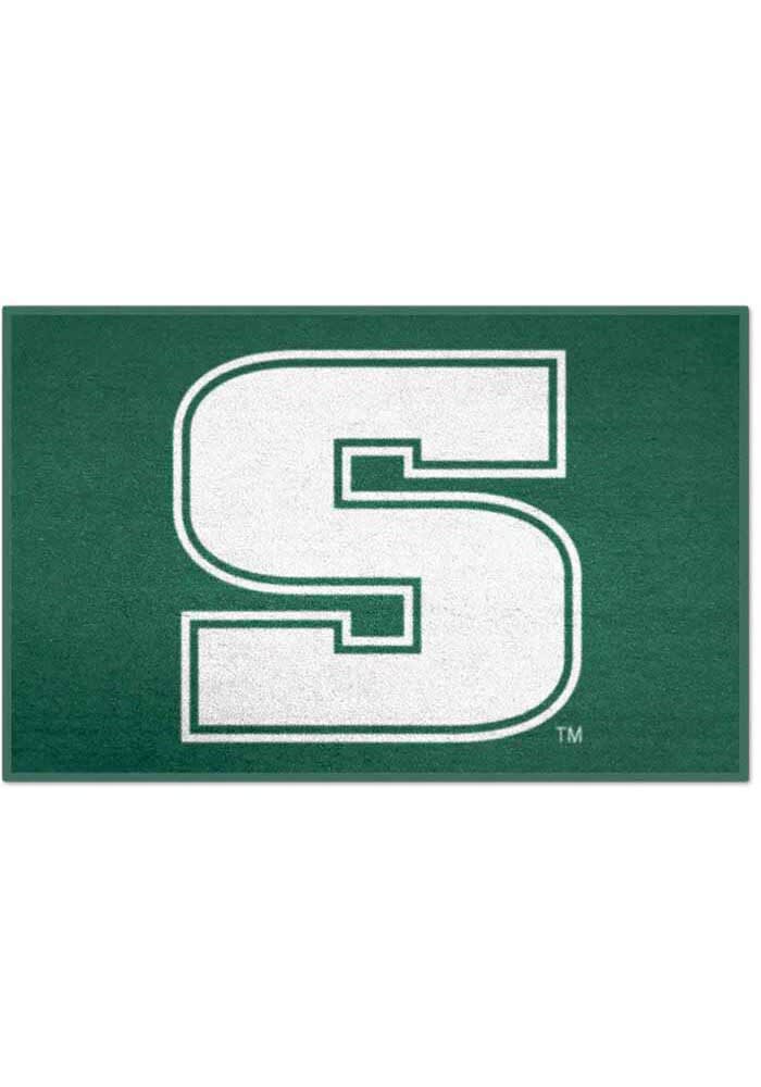 Slippery Rock Block S Logo Interior Rug GREEN - 1575374