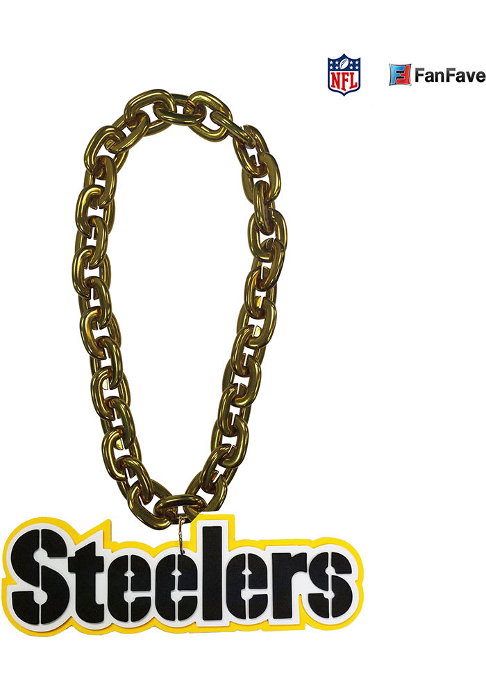 Pittsburgh Steelers GOLD Fan Chain Fan Chains - 15980148