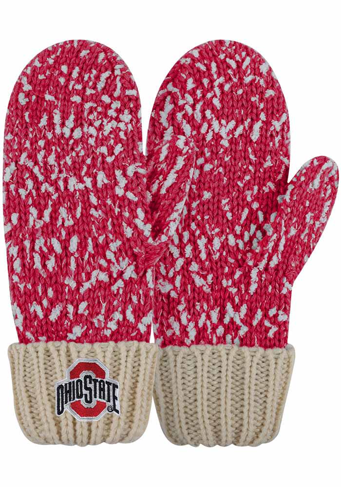 Forever Collectibles Ohio State Buckeyes Red Confetti Womens Gloves ...