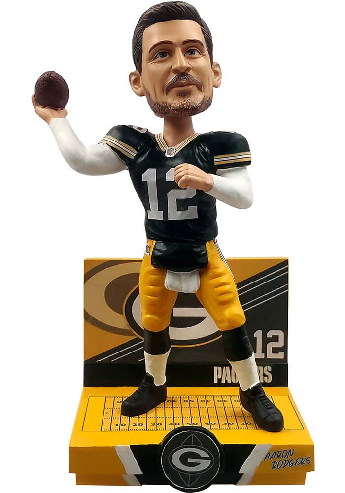 Aaron Rodgers Green Bay Packers Highlight Series Bobblehead - GREEN