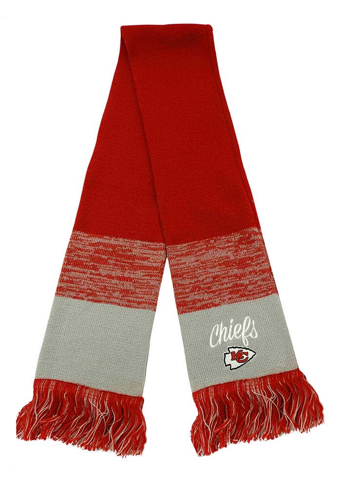 Forever Collectibles Kansas City Chiefs Gradient Knit Womens Scarf - RED