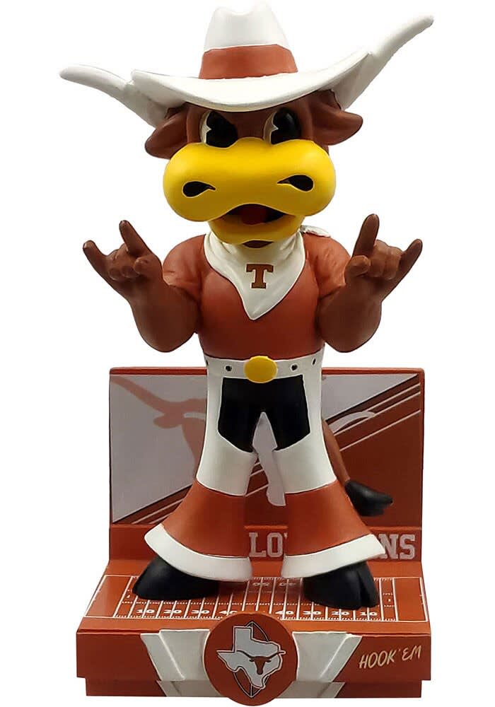 Texas Longhorns BLACK Highlight Series Mascot Bobblehead - 1600814
