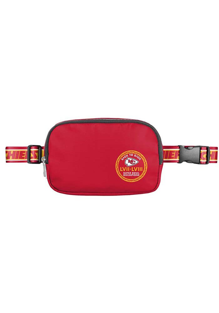 Kansas City Chiefs Red SB LVIII Champs Team Wordmark Purse - 1601015