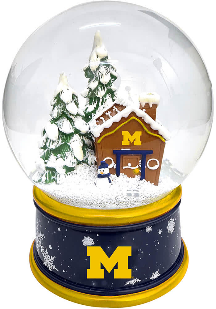 Michigan Wolverines MAIZE gingerbread house Decor - 1601454