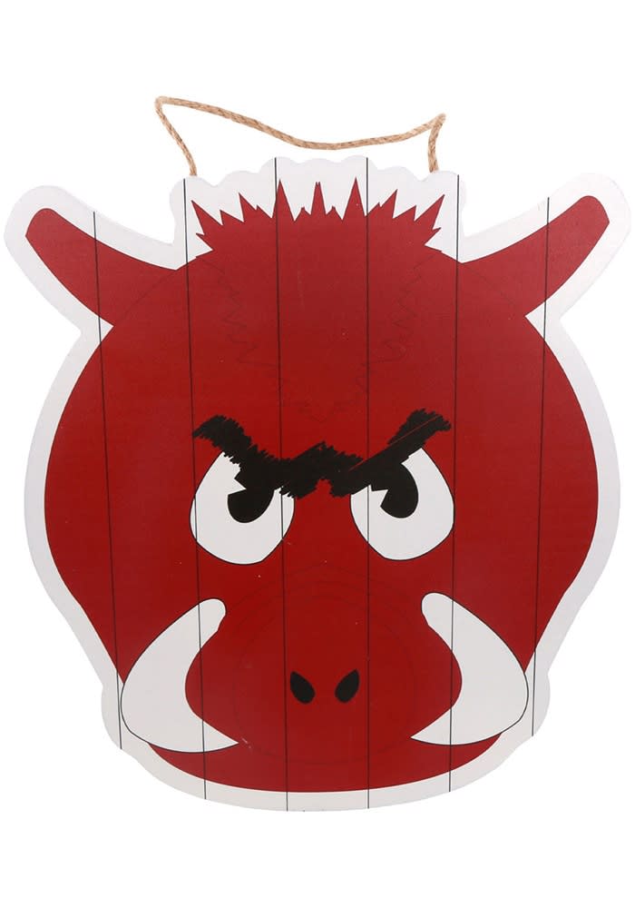Forever Collectibles Arkansas Razorbacks CRIMSON Mascot Head Sign Sign ...