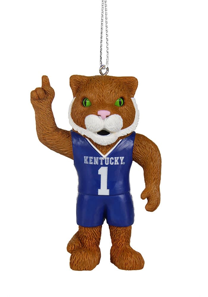 Kentucky Wildcats BLUE Kentucky Mascot Ornament - 1601533