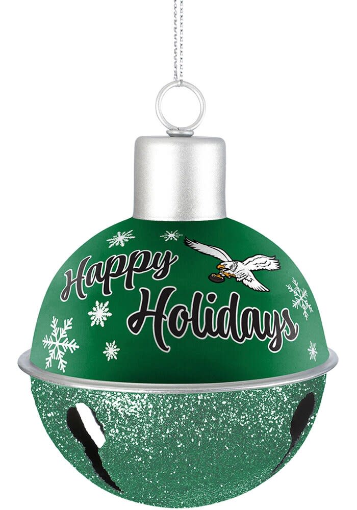 Philadelphia Eagles KELLYGREEN oversized bell Ornament - 1601576