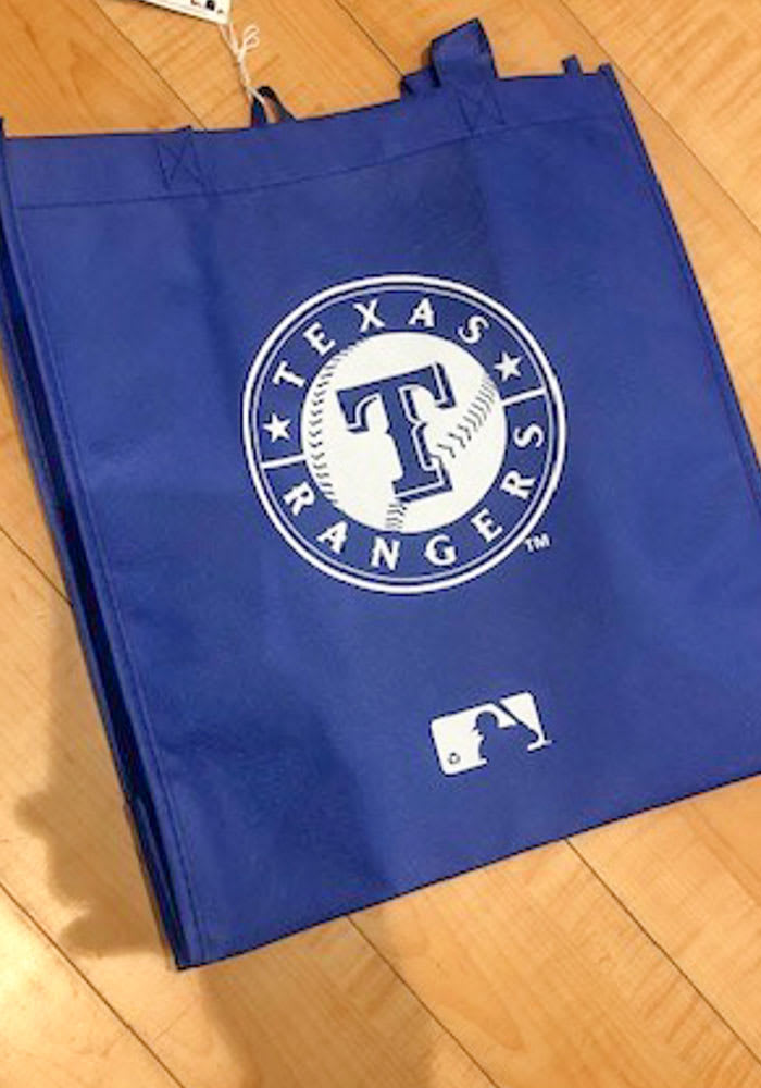 Texas Rangers BLUE Team Logo Reusable Bag - 16052734