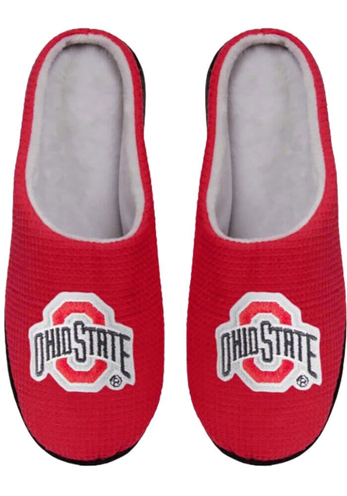 Ohio State Buckeyes Memory Foam Slide Mens Slippers - RED