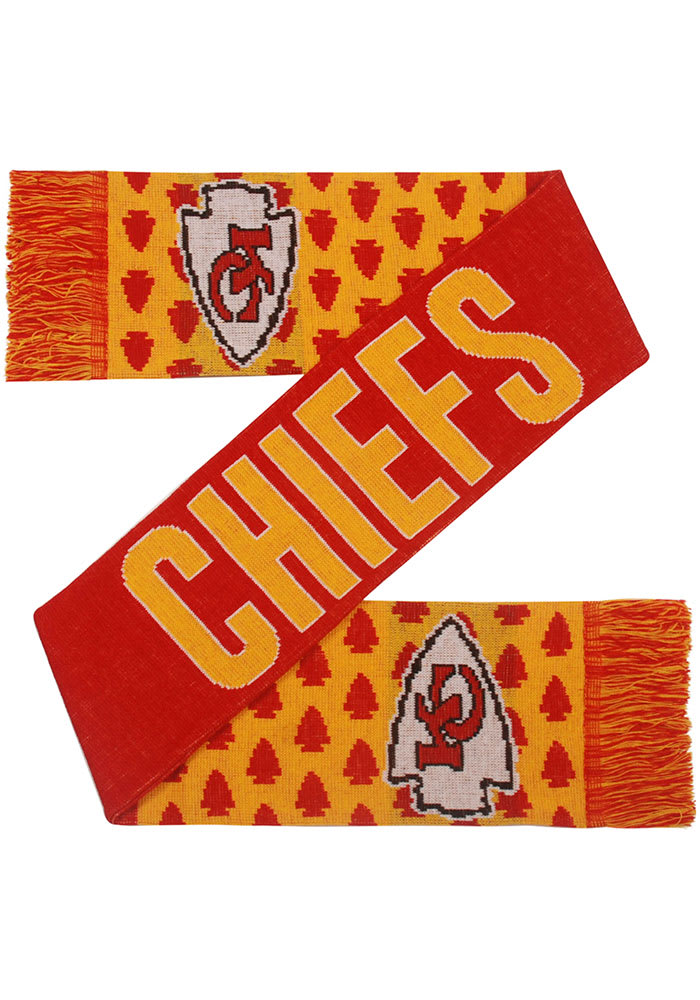Kansas City Chiefs Reverisble Themetic RED Scarf