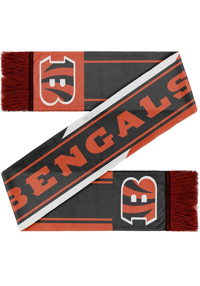 Cincinnati Bengals Colorwave Wordmark ORANGE Scarf - 16053842