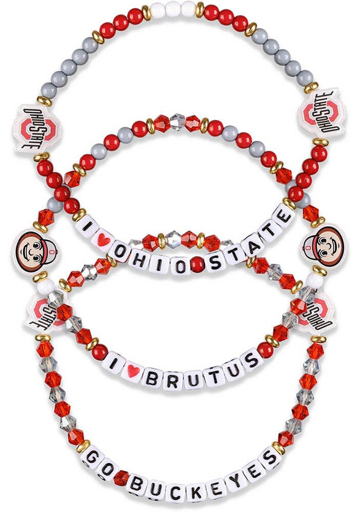 Forever Collectibles Ohio State Buckeyes Red 3pk Friendship Womens ...