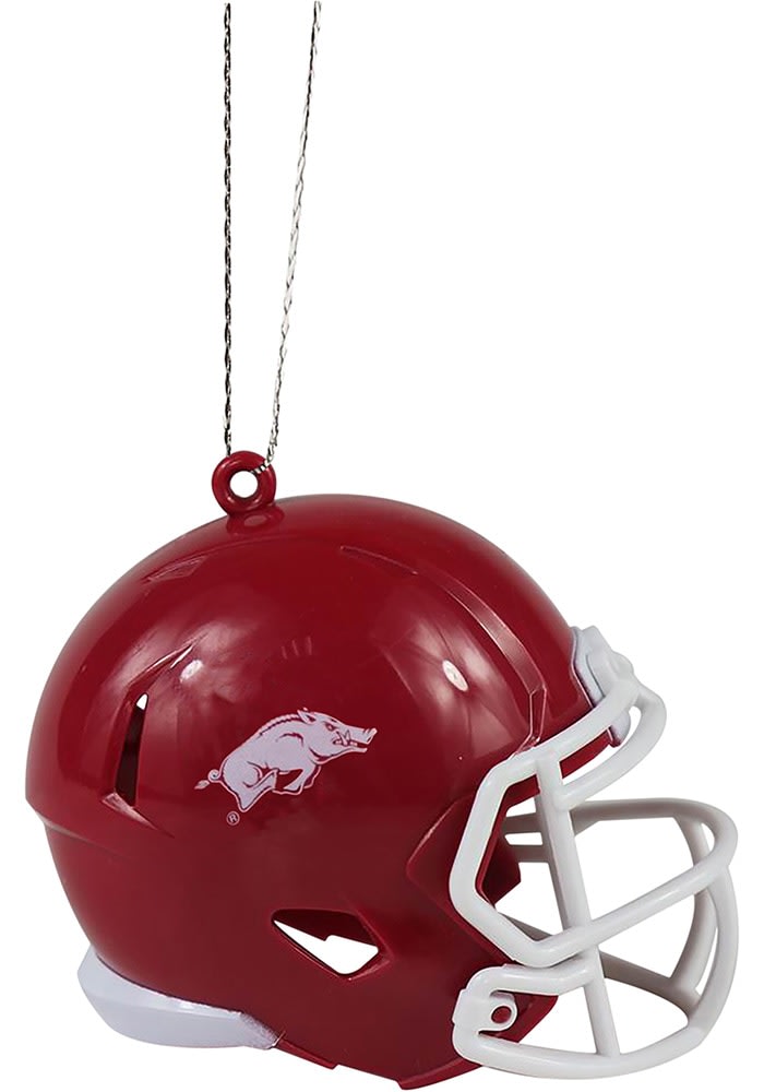 Arkansas Razorbacks SILVER Helmet Ornament - 16054477