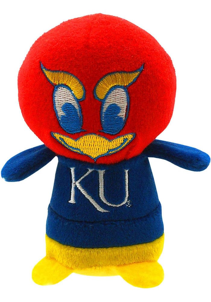 Forever Collectibles Kansas Jayhawks BLUE 4in Mascot Beanie Plush ...