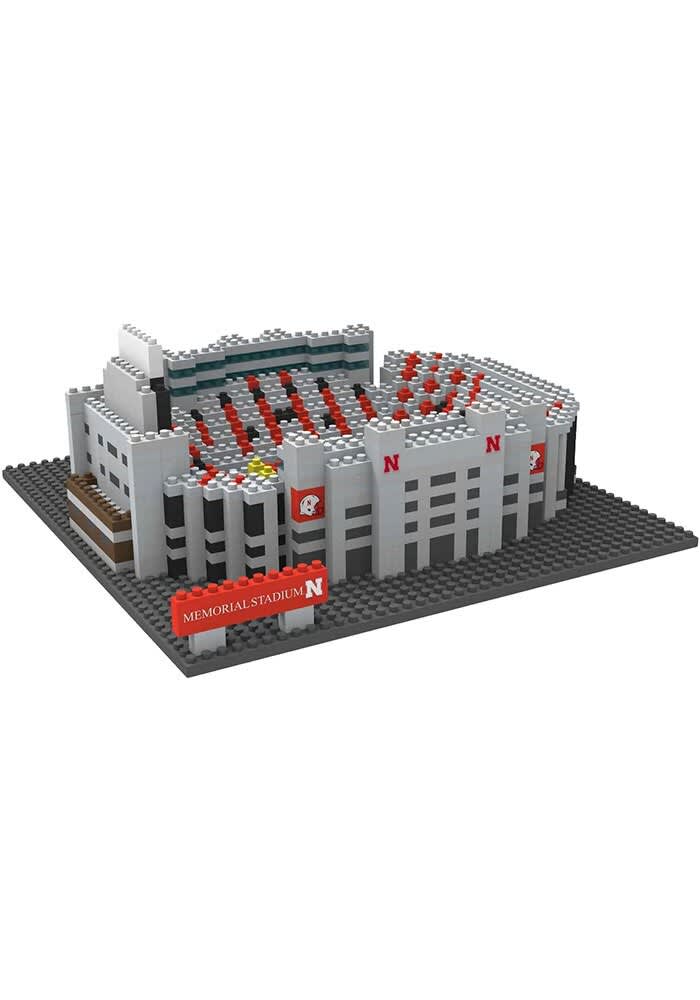 Forever Collectibles Nebraska Cornhuskers RED 3D Mini BRXLZ Stadium Puzzle