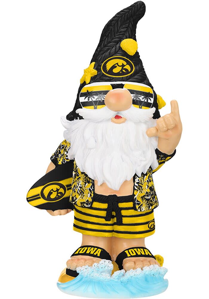 Iowa Hawkeyes BLACK Surfboard Gnome - 16054823