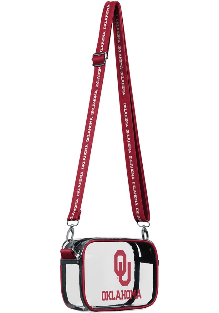 Oklahoma Sooners Red Clear Camera Clear Tote - 16055095