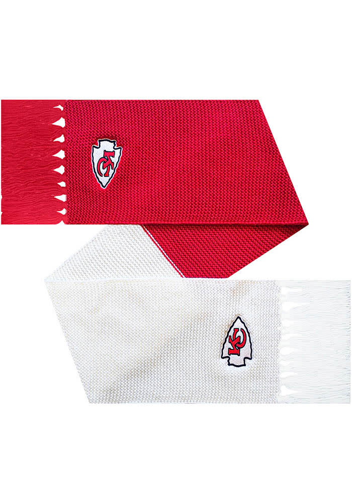 Forever Collectibles Kansas City Chiefs Red Split Color Heavy Knit ...