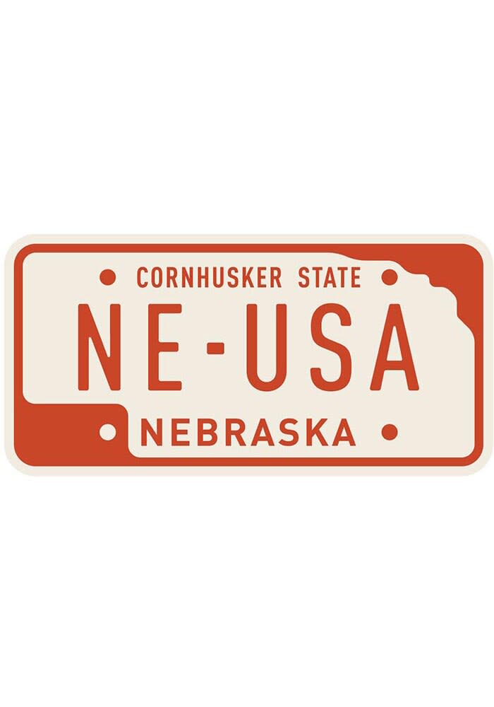 Nebraska Red 3 inch - 4 inch in Logo Stickers - 1610022
