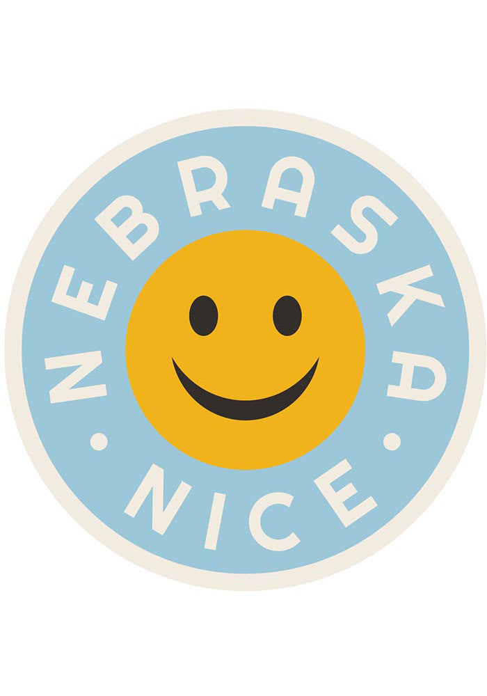 Nebraska Souvenir | Nebraska Stickers BLUE 3 inch - 4 inch in Graphic ...