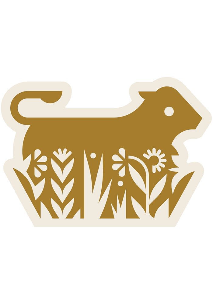 Midwest Souvenir | Midwest Stickers BROWN 3 inch x 4 inch in size - 1610039