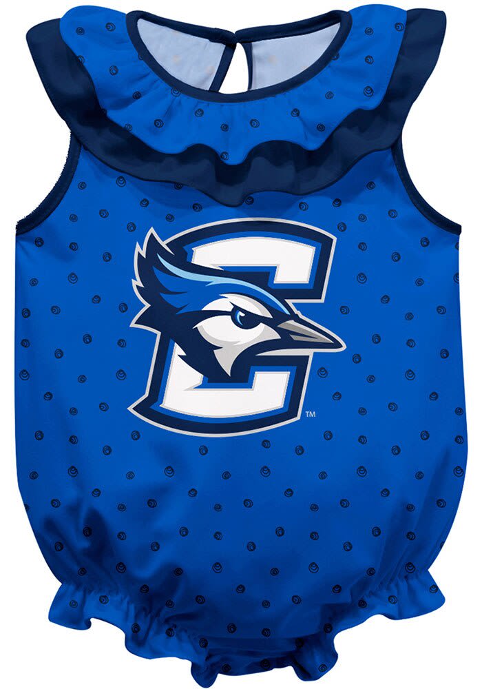 Vive La Fete Creighton Bluejays Baby BLUE Ruffle Romper - 16160099