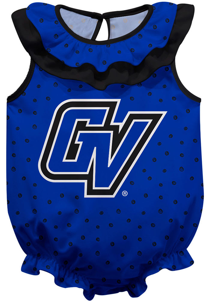 Vive La Fete Grand Valley State Lakers Baby BLUE Ruffle Romper - 16160177