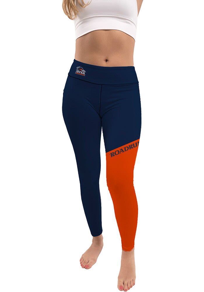 UTSA Roadrunners Vive La Fete Womens BLUE Colorblock Letter Pants