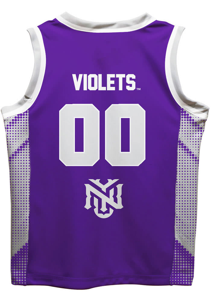 NYU Violets Vive La Fete Toddler PURPLE Mesh Basketball Jersey - 16166896