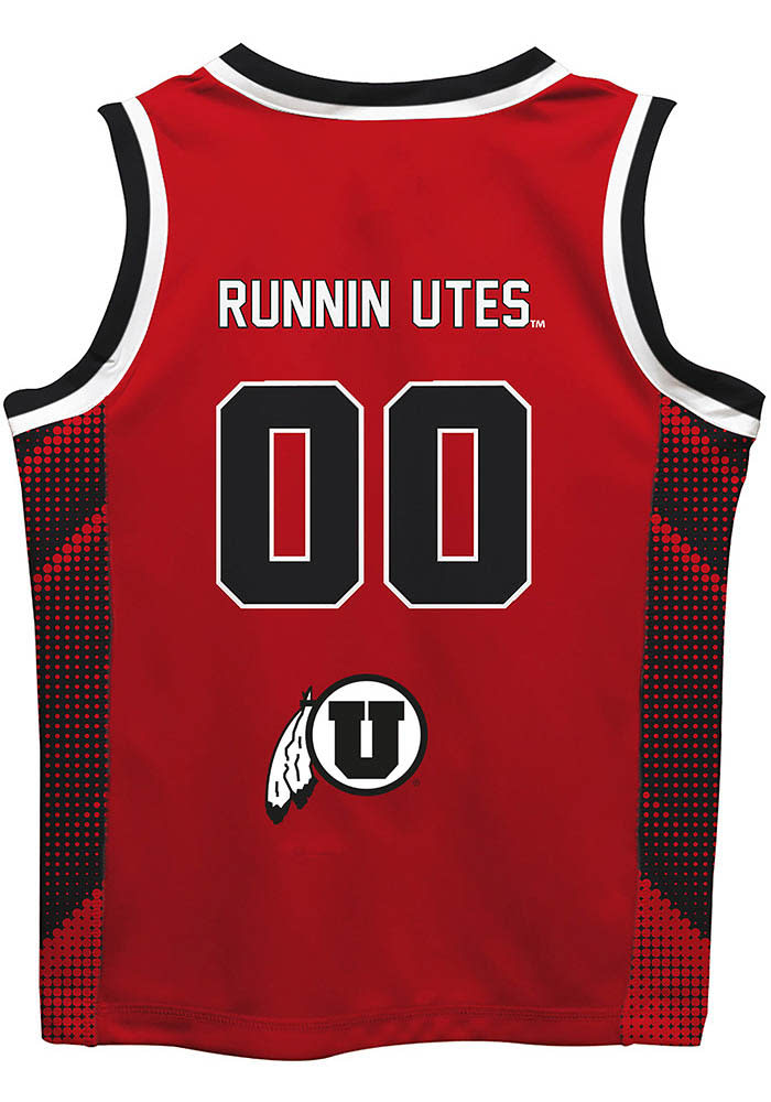 Utah Utes Youth Red Mesh Basketball Jersey - 16167149