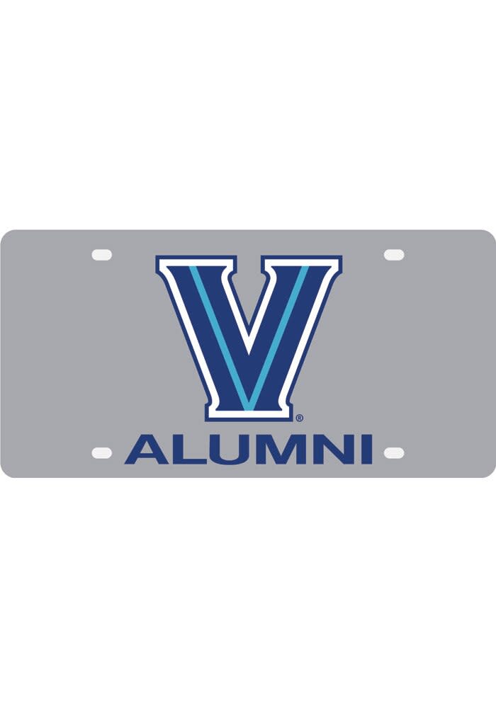 Villanova Wildcats License Plate- Villanova Wildcats SILVER Alumni ...