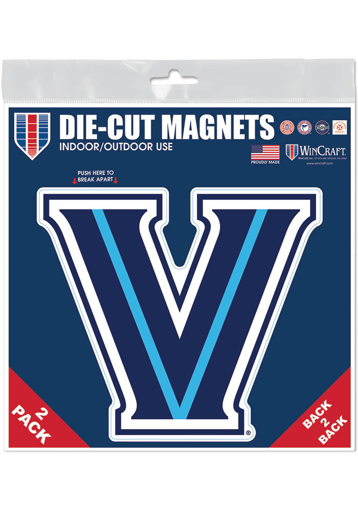 Villanova Wildcats BLUE 6x6 2pk Car Magnet - 16370495