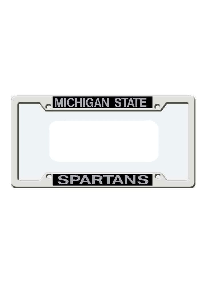 Michigan State Spartans License Plate Frame - Michigan State Spartans ...