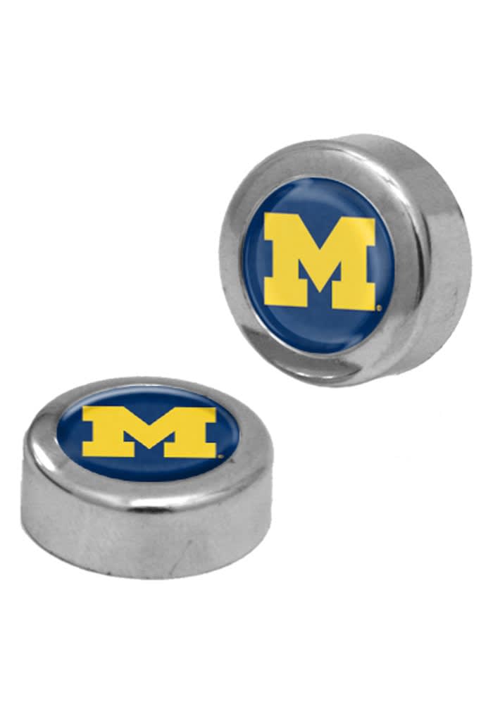 Michigan Wolverines BLUE 2 Pack Design Screw Cap Cover - 16370592