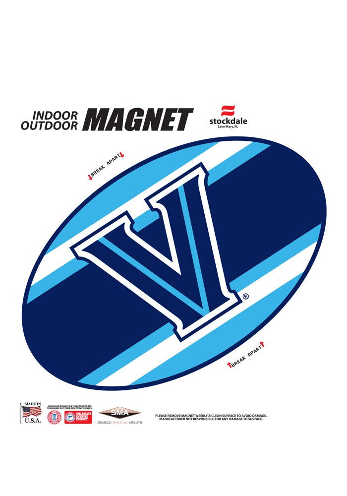 Villanova Wildcats BLUE Team Color Magnet - 16371110