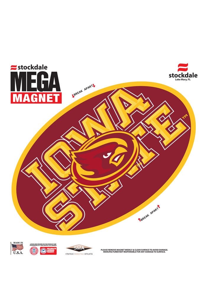 Iowa State Cyclones CARDINAL Team Color Magnet - 16371136