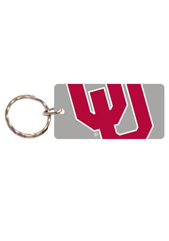 Oklahoma Sooners CRIMSON Mega Line Keychain - 16371255