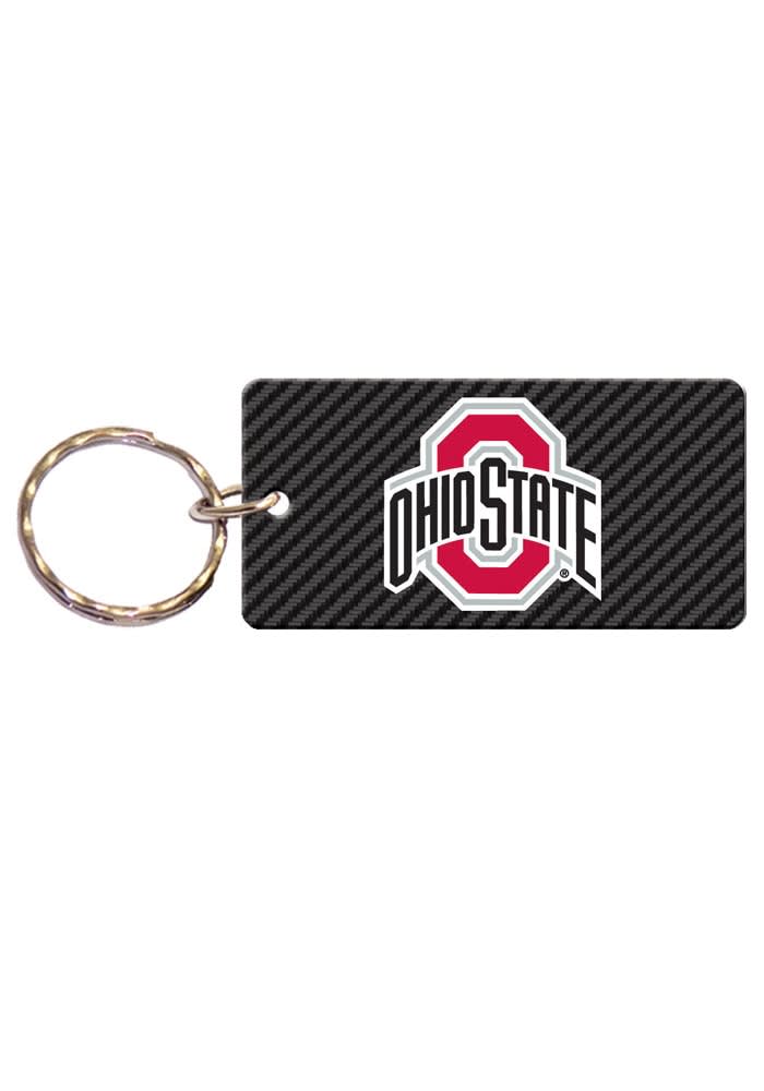 Ohio State Buckeyes Red Carbon Keychain - 16371280