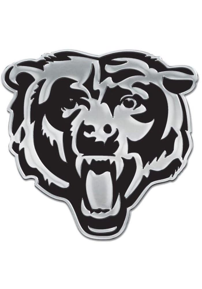 Chicago Bears CHROME Chrome Car Emblem - 1637129333