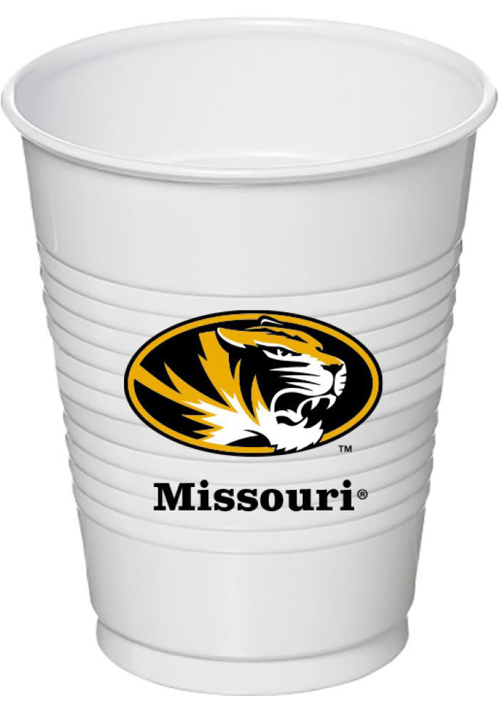 Missouri Tigers YELLOW 16oz 8 pack Disposable Cups - 16371626