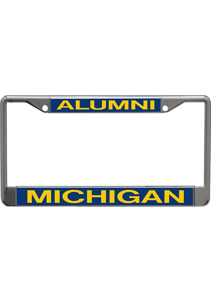 BLUE Michigan Wolverines Alumni License Plate Frame - 16372291