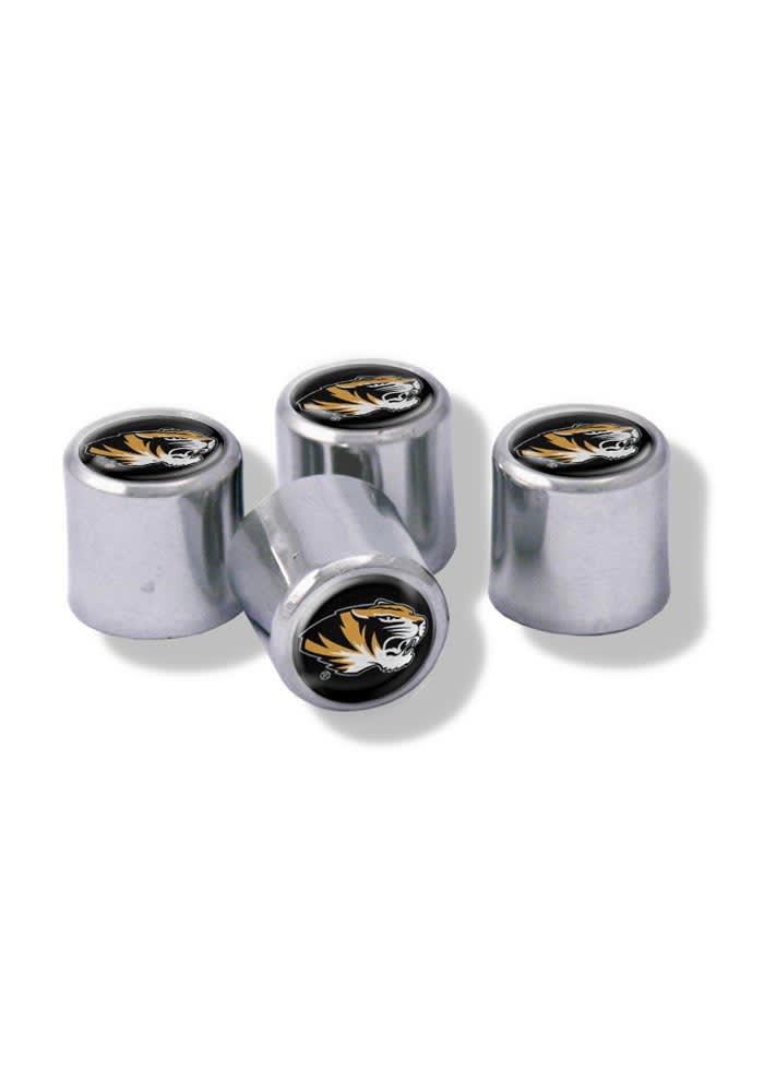 Missouri Tigers BLACK 4 Pack Valve Stem Cap - 1637252