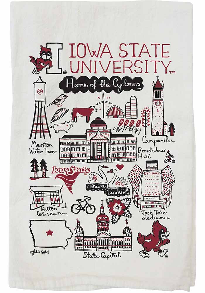 Iowa State Cyclones Red Julia Gash Towel - 1640343