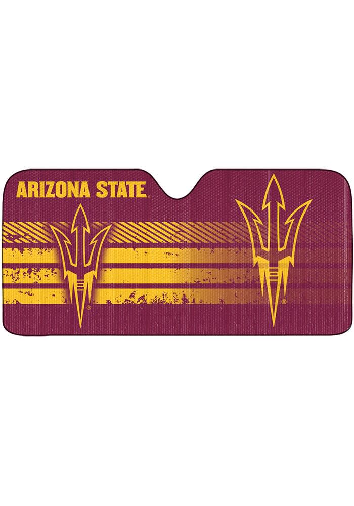 Arizona State Sun Devils MAROON Logo Auto Sun Shade - 16500315